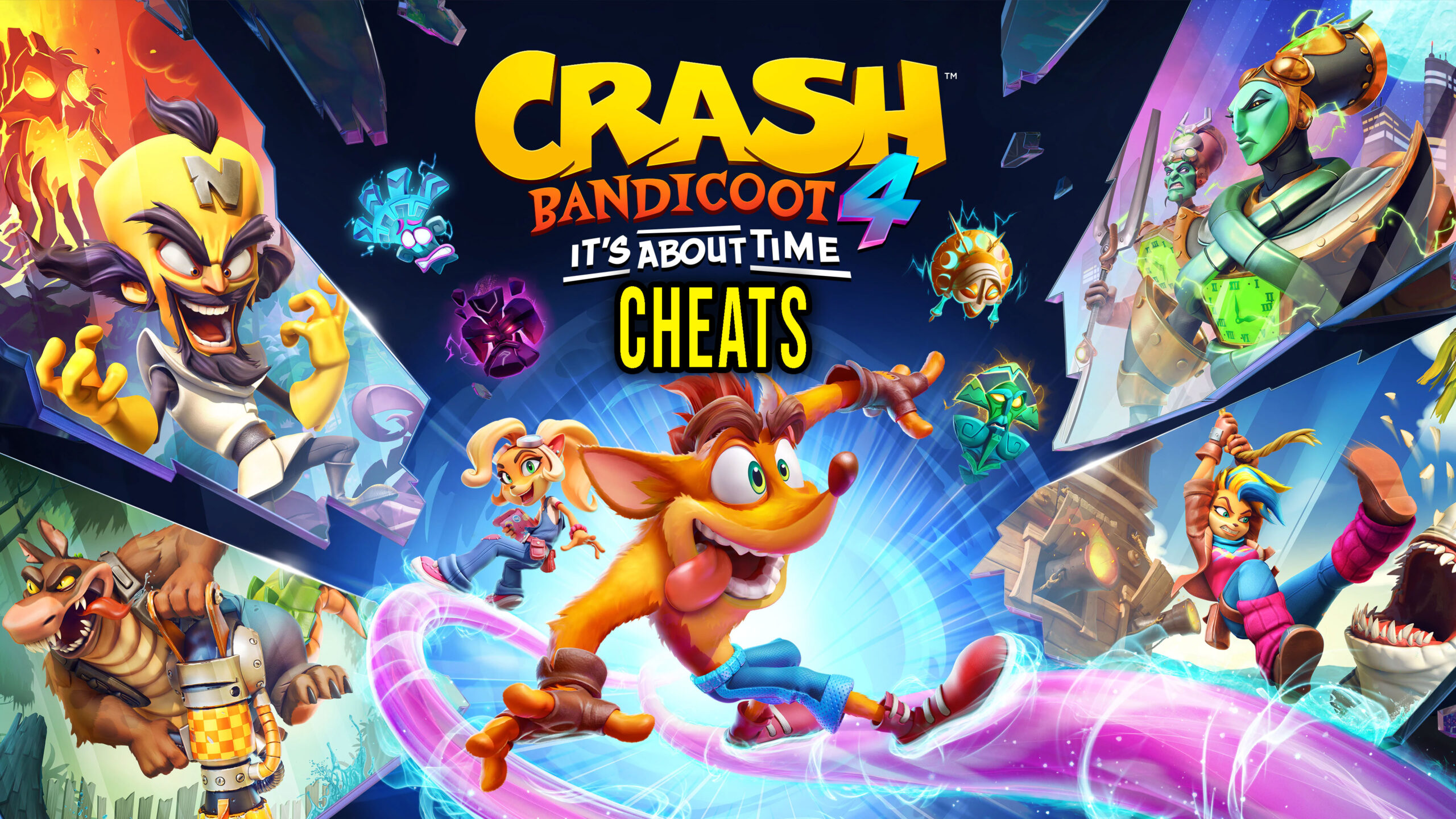 Crash Bandicoot 4 Its About Time Cheats Trainers Codes Games