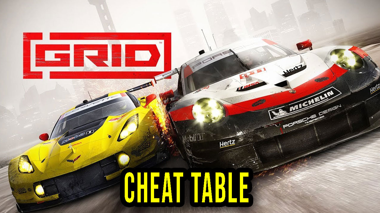 GRID (2019) - Cheat Table for Cheat Engine - Games Manuals