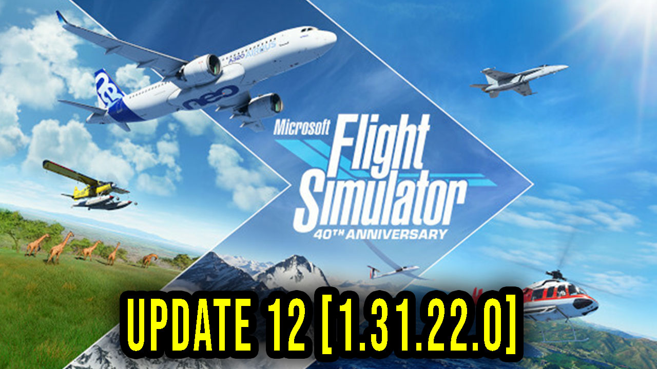 Microsoft Flight Simulator - Version 1.31.22.0 - Update, changelog ...