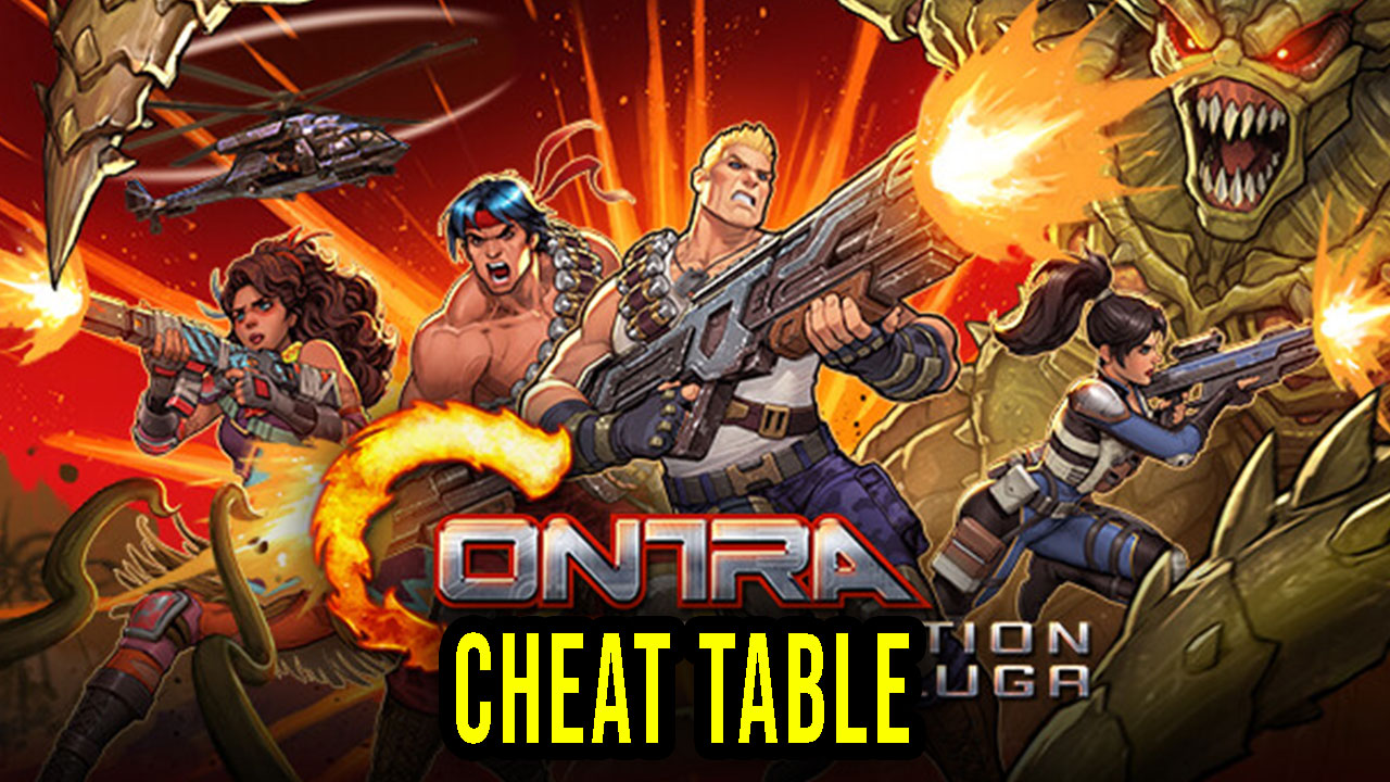 Contra: Operation Galuga - Cheat Table for Cheat Engine - Games Manuals