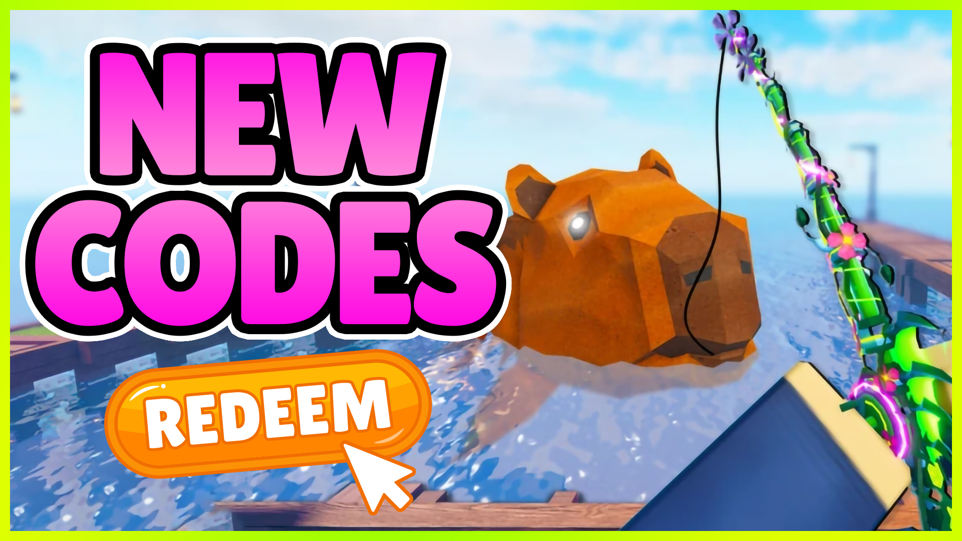 Roblox FISCH promo codes (May 2025) - Games Manuals