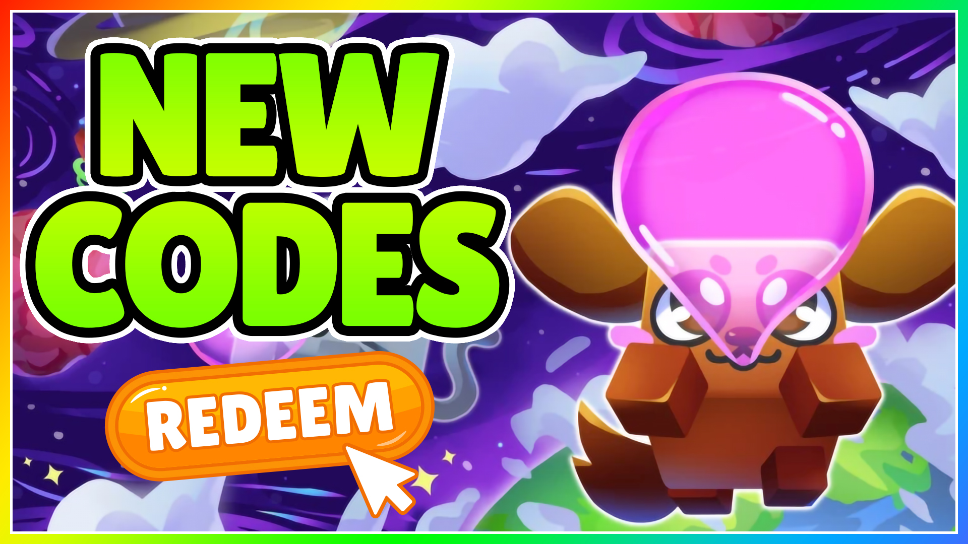 Roblox BUBBLE GUM SIMULATOR INFINITY promo codes (May 2025) - Games Manuals